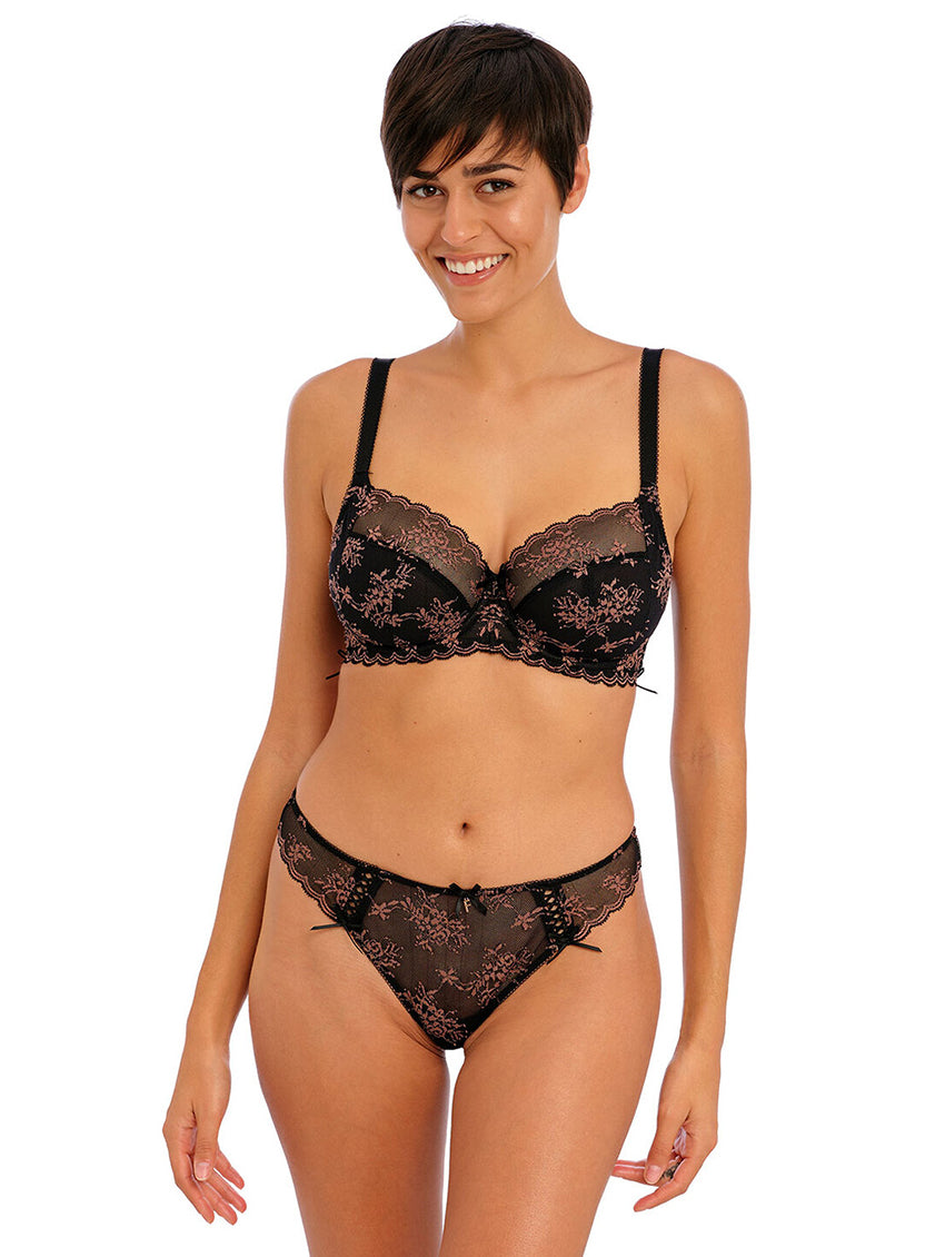 Freya Offbeat Decadence Side Support Bra AA402501 | Forever Yours Lingerie in Canada