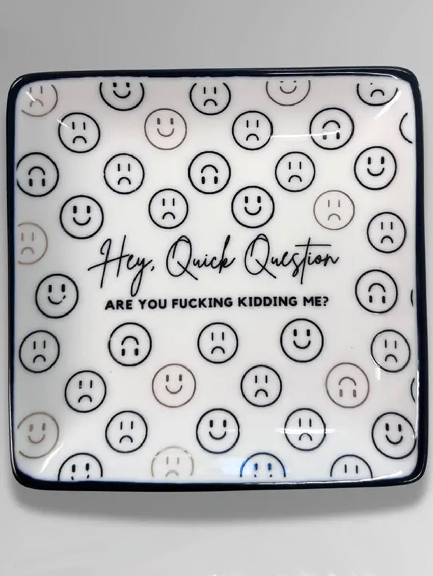 Properly Improper Square Trinket Tray | Forever Yours Lingerie in Canada