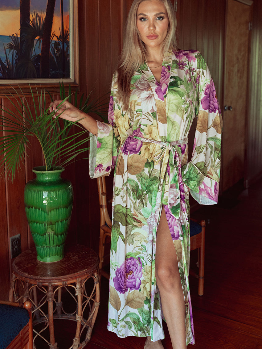 Kilo Brava The Modal Maxi Robe | Forever Yours Lingerie in Canada