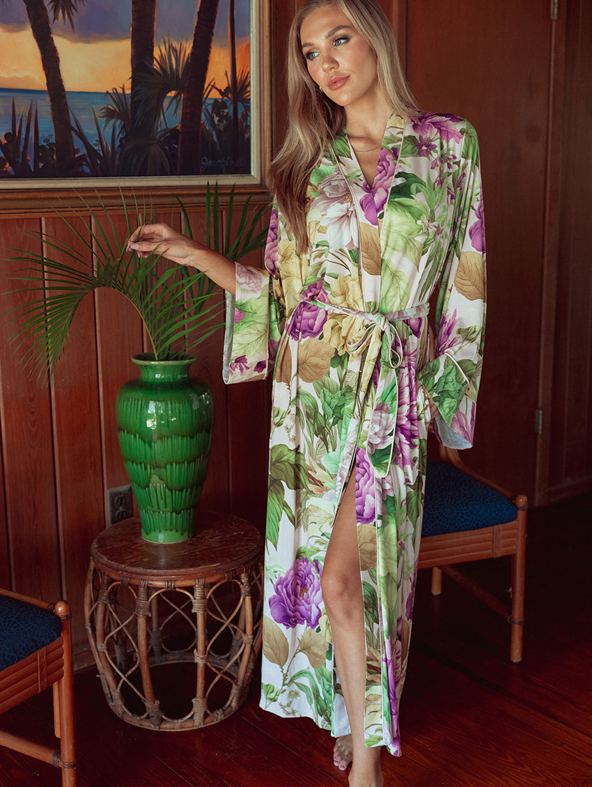 Kilo Brava The Modal Maxi Robe | Forever Yours Lingerie in Canada