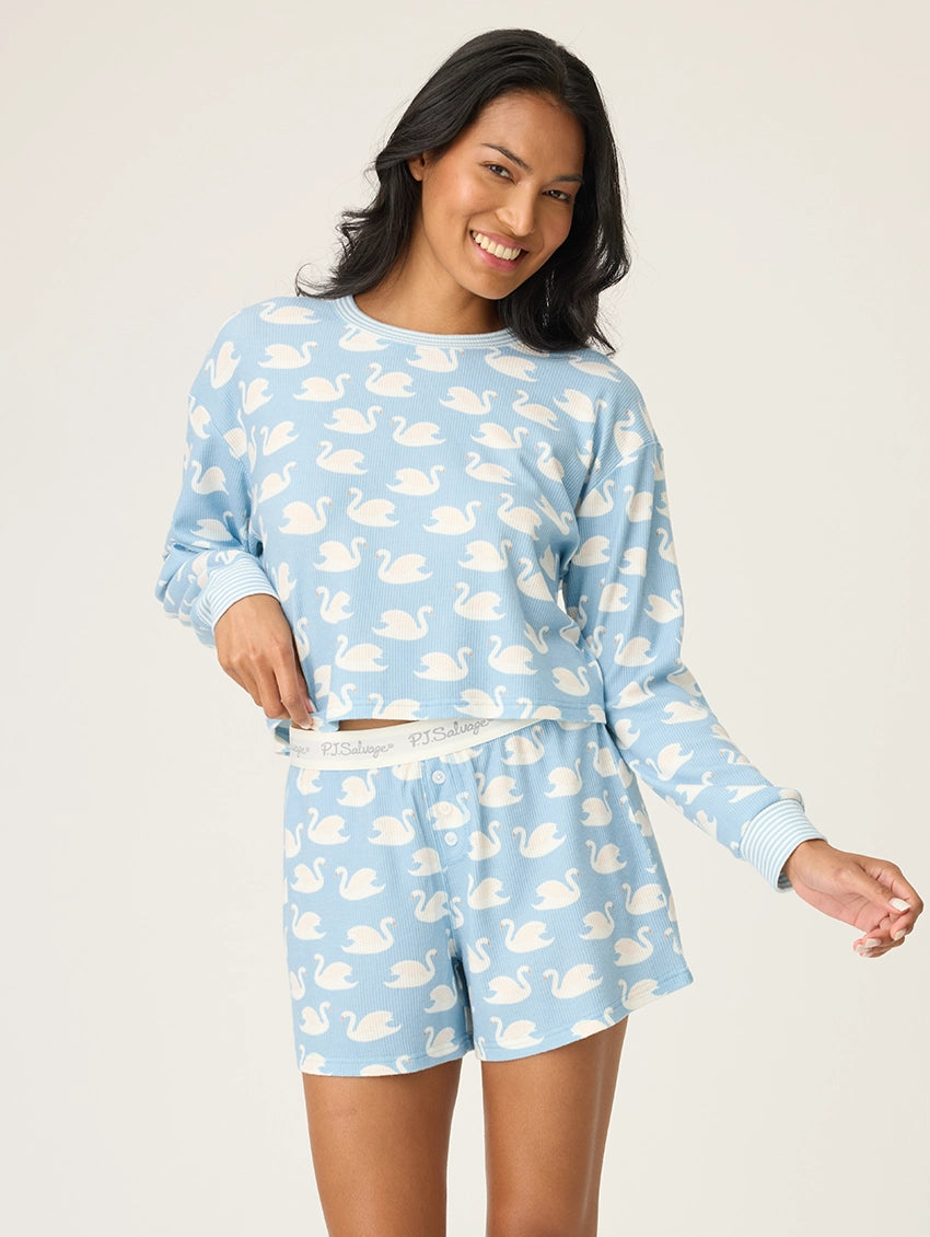 Pj Salvage Boyfriend Boxer Set – Forever Yours Lingerie